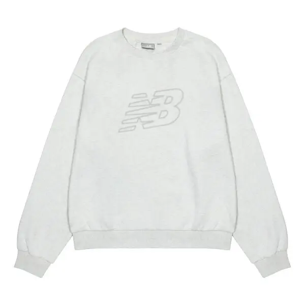 NEW BALANCE Logo Sweatshirt - White/grey