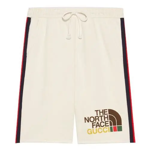 Gucci X The North Face Crossover Cotton Shorts - Ivory