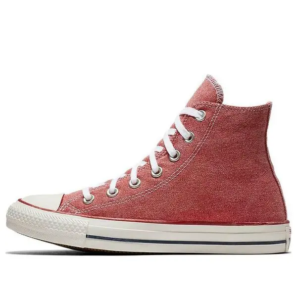 CONVERSE Chuck Taylor All Star Stone Wash High Top Sneakers - Red