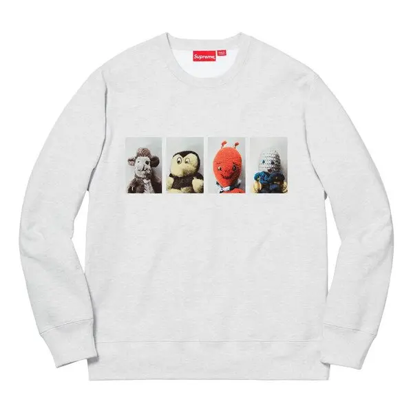 Supreme Mike Kelley Ahhyouth! Crewneck Sweatshirt - Grey