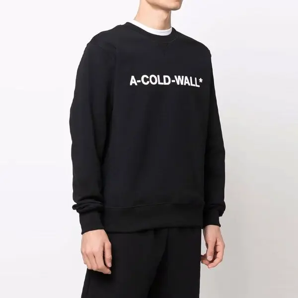 A-COLD-WALL* Essential Logo Crewneck Sweatshirt - Black
