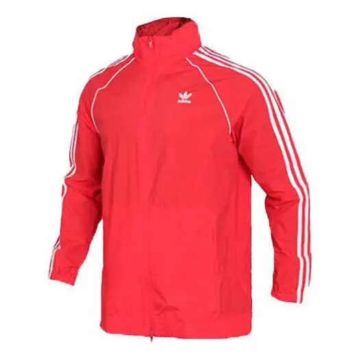 Adidas Originals Logo Track Jacket - Red