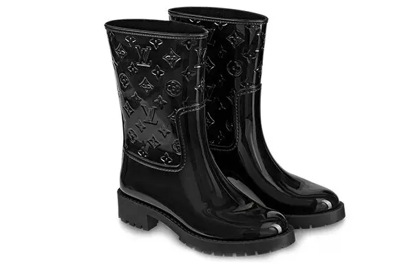 LOUIS VUITTON Drops Flat Half Boots