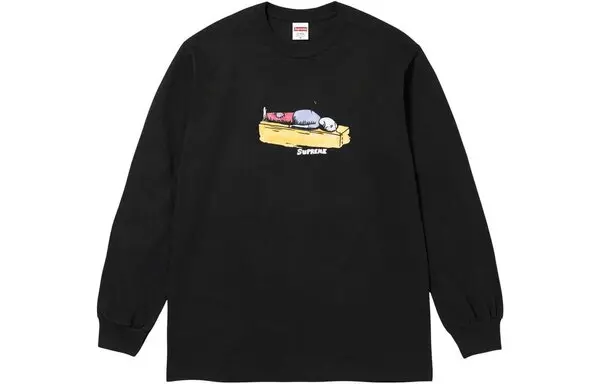 Supreme Fw23 Week7 Neil Blender Arrow Long Sleeve T-shirt - Black