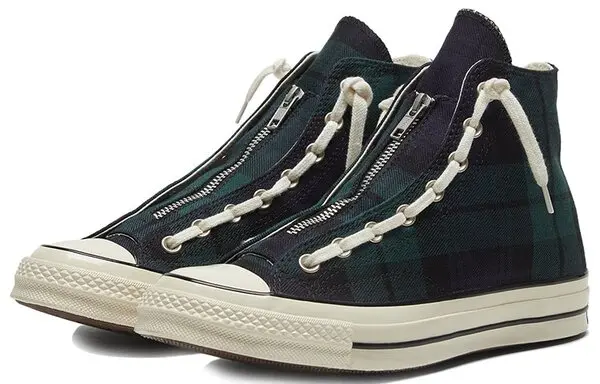 CONVERSE Chuck Taylor All Star 1970s Zip High Top Sneakers - Green/black