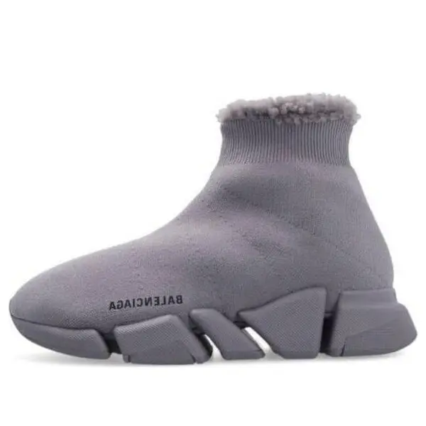 Balenciaga Speed 2.0 Recycled Knit Sneakers - Grey