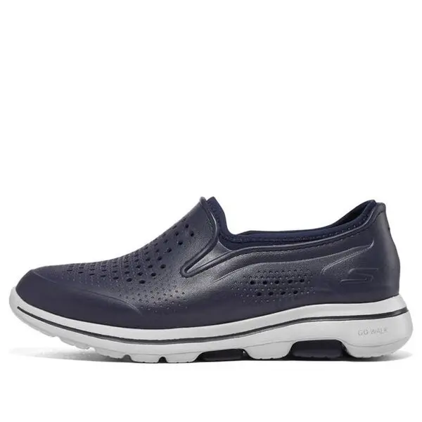 Sketchers Go Walk 5 Slip-on Sneakers - Blue/white