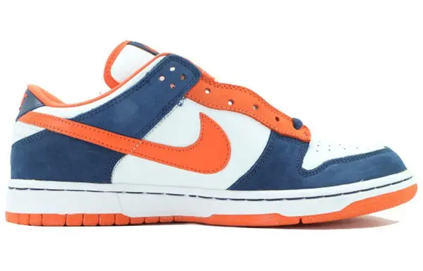 Nike Dunk Low Pro 'broncos' Sneakers - White/blue/orange