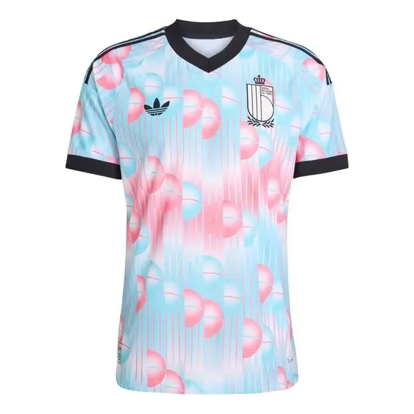 Adidas Belgium 26 Authentic Jersey - Frozen Blue/black