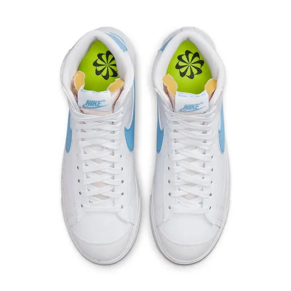 Nike Blazer Mid '77 Next Nature "university Blue" High Top Sneakers - Blue/white