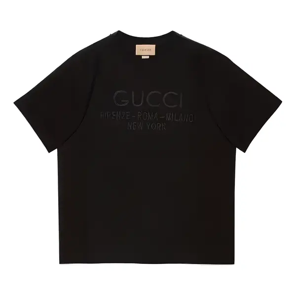 Gucci Cotton Jersey T-shirt - Black