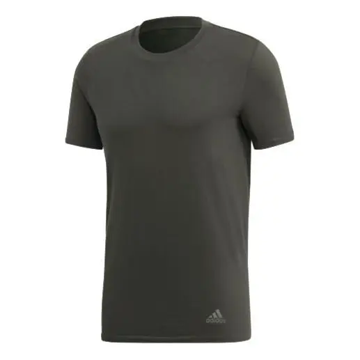 Adidas 25/7 Running Sports Solid Color Short Sleeve 7 Tee - Black