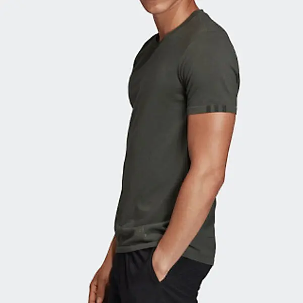 Adidas 25/7 Running Sports Solid Color Short Sleeve 7 Tee - Black