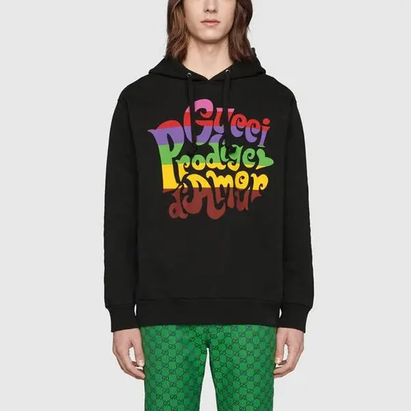 Gucci Fw21 Prodige D Amour Print Hoodie