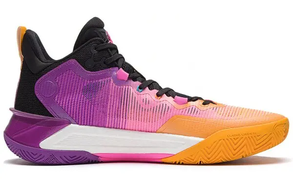 LI-NING Liren 3 High-top Basketball Sneakers - Orange