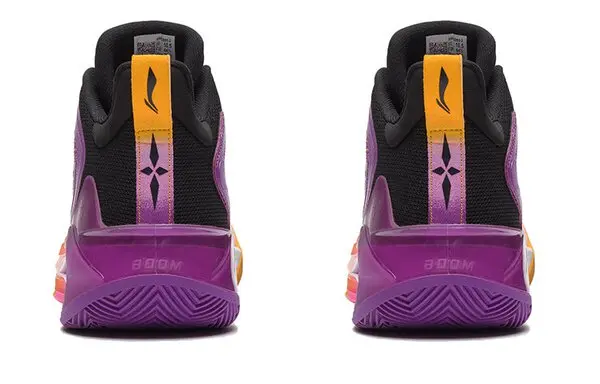 LI-NING Liren 3 High-top Basketball Sneakers - Orange