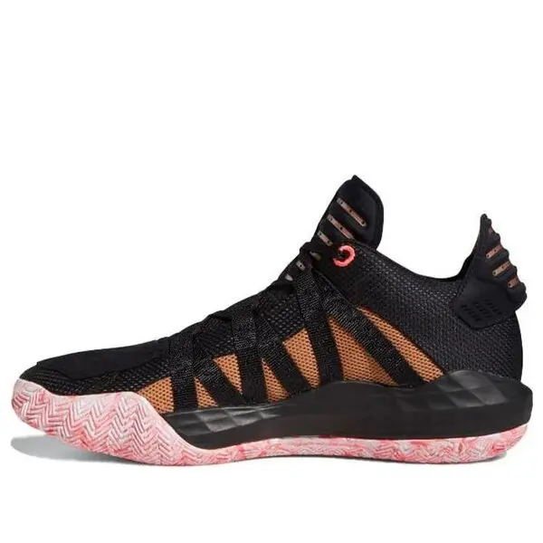 Adidas Dame 6 "signal Pink" Athletic Sneakers - Black/pink