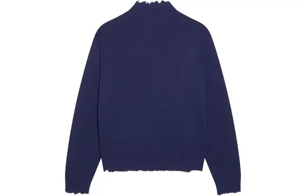 Balenciaga Double B Highneck Wool Knit Sweater