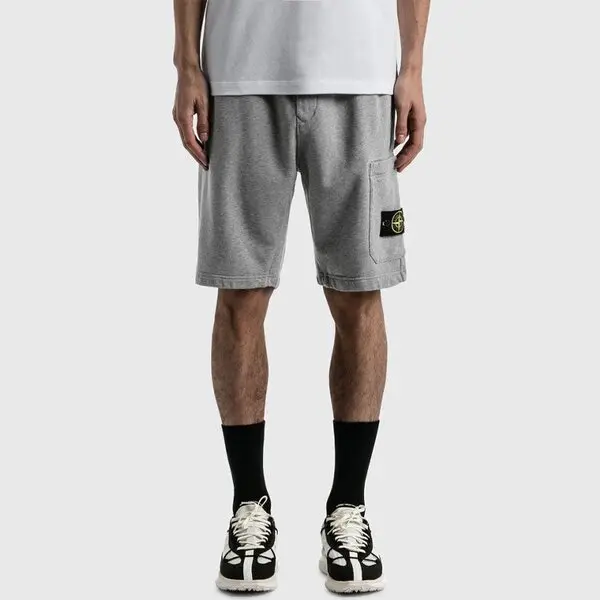 Stone Island Melange Bermuda Cargo Shorts