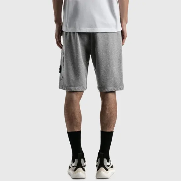 Stone Island Melange Bermuda Cargo Shorts