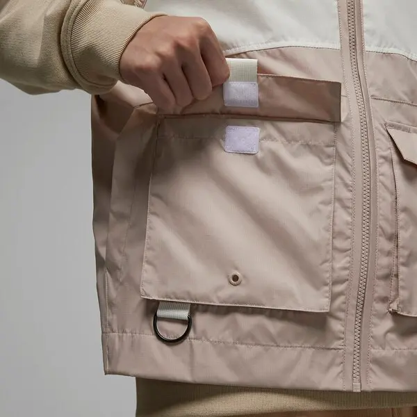JORDAN Cargo Vest - White/pink