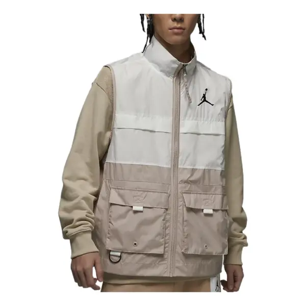 JORDAN Cargo Vest - White/pink