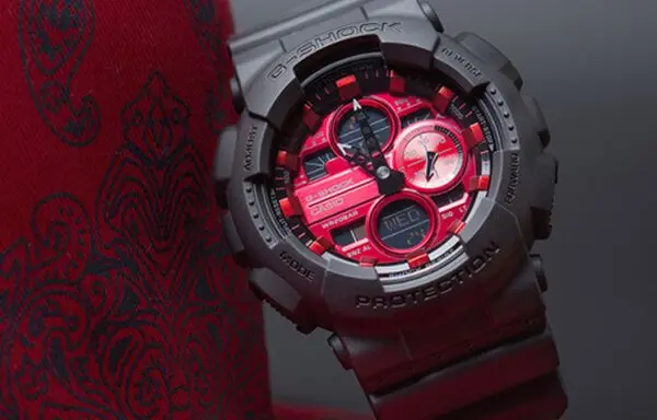 Casio G-shock Analog-digital Watch - Black/red