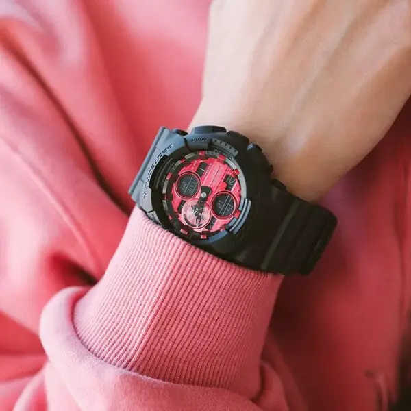Casio G-shock Analog-digital Watch - Black/red