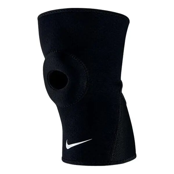 Nike Logo Printing Hollow Out Knee Support - Black