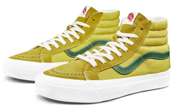 VANS Og Sk8-hi Lx High-top Sneakers - Yellow