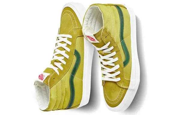 VANS Og Sk8-hi Lx High-top Sneakers - Yellow