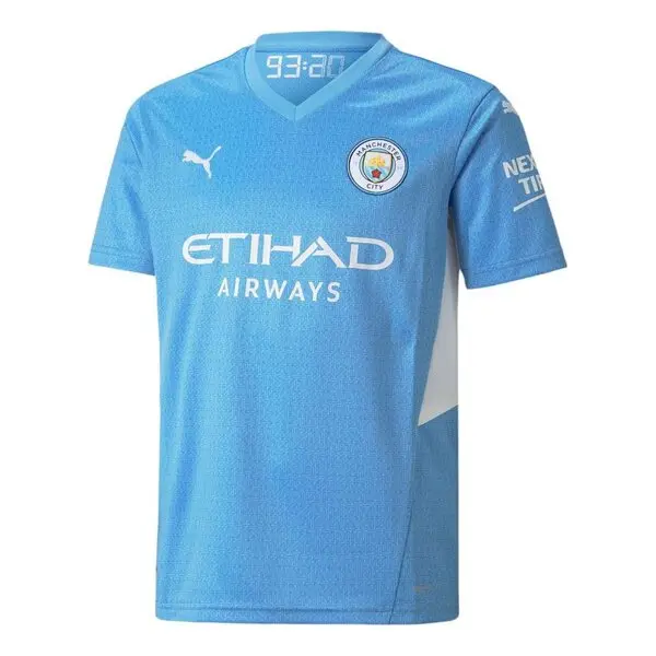 PUMA Manchester City Youth Home Jersey 21/22 - Blue/white