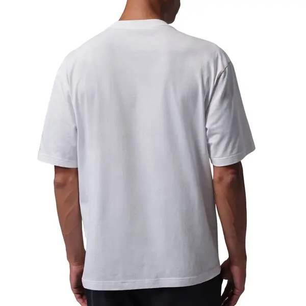JORDAN Embroidered Jumpman T-shirt 'white Black - White/black