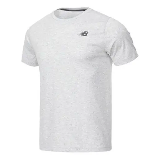 NEW BALANCE Heathertech Athletics T-shirt Asia Sizing - Grey