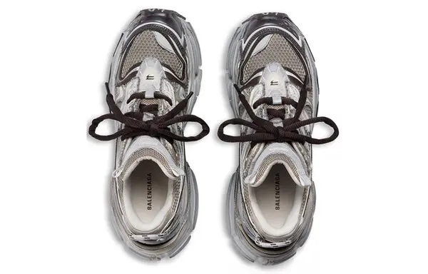 Balenciaga Runner 2.0 Sneakers - White/beige/black