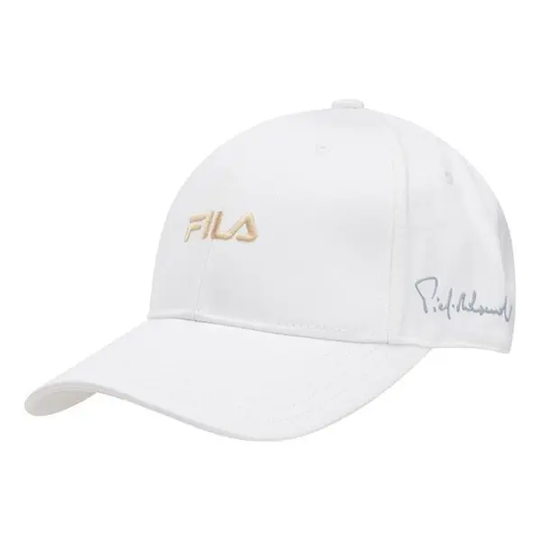 FILA Embroidered Logo Baseball Cap - White
