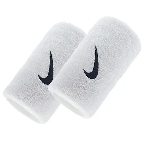 Nike Swoosh Wristband - White