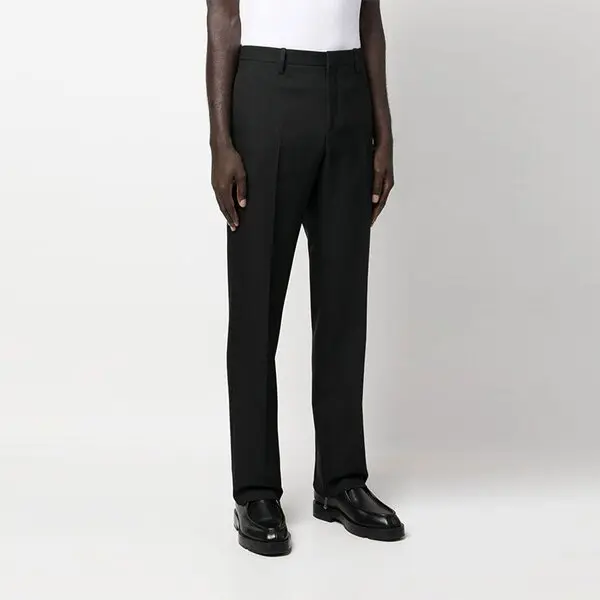 Off-White Casual Solid Color Trousers