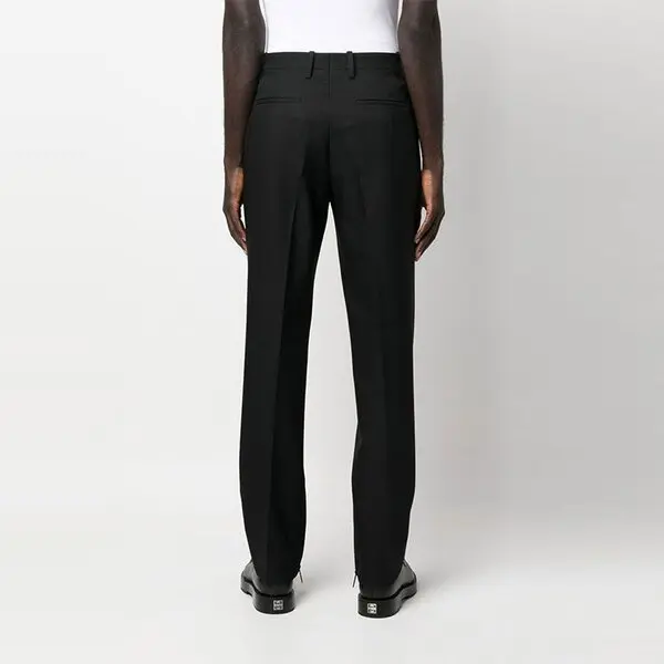 Off-White Casual Solid Color Trousers
