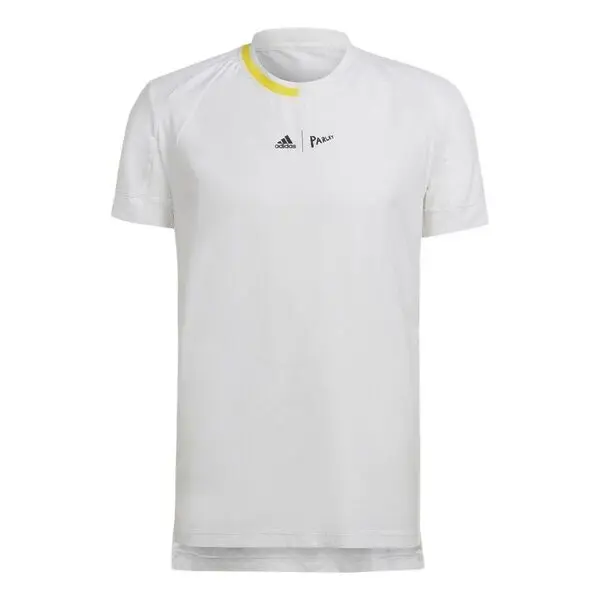 Adidas Colorblock Logo Printing Short Sleeve T-shirt - Default Color