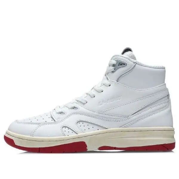 LI-NING 937 Deluxe Hi Sneakers - White/red