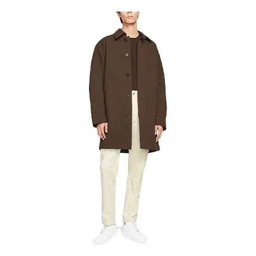 Nike Mid-length Trench Coat Jacket