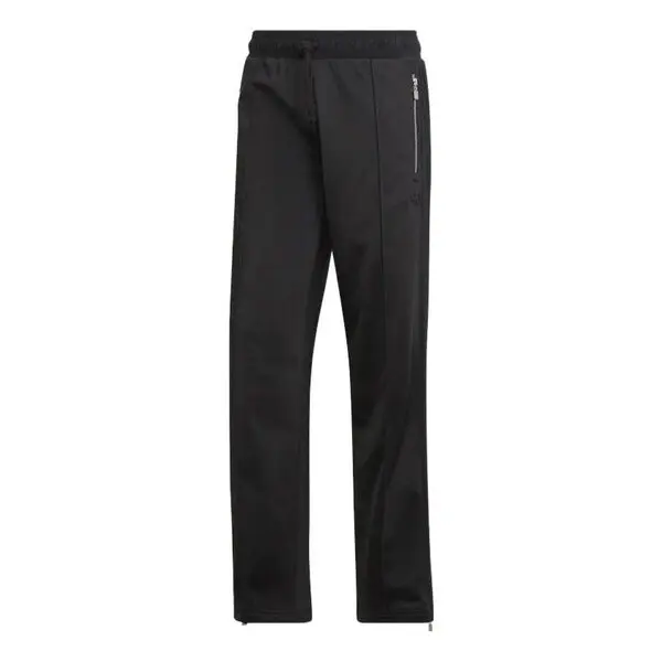 Adidas Originals Fb Loose Tp Solid Color Retro Sports Pants/trousers/joggers Black - Multi-color