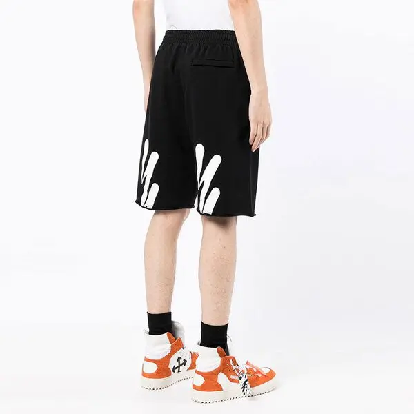 Off-White Ss22 Wave Diag Printing Sports Shorts