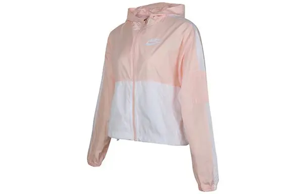 Nike Woven Jacket With Drawstring Hood - Red