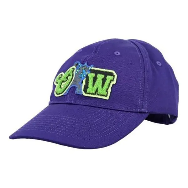 Off-White Logo Patch Baseball Cap - Purple