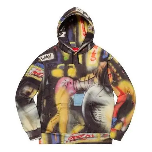 Supreme X Lady Pink Hooded Sweatshirt - Multi-color