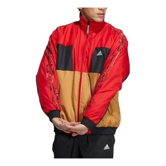 Adidas Colorblock Logo Printing Reversible Jacket - Multi-color