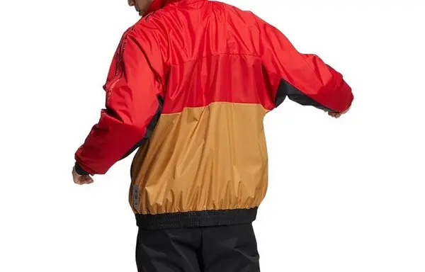 Adidas Colorblock Logo Printing Reversible Jacket
