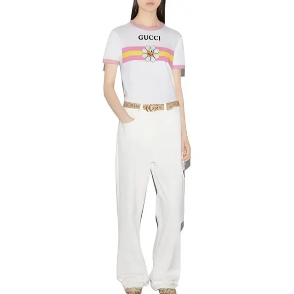 Gucci Cotton Jersey Printed T-shirt